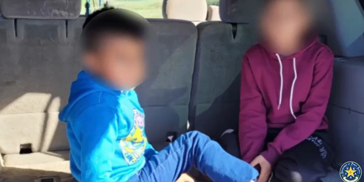 Texas DPS Trooper rescues two children from human smuggler Texas DPS Trooper rescues two children from human smuggler